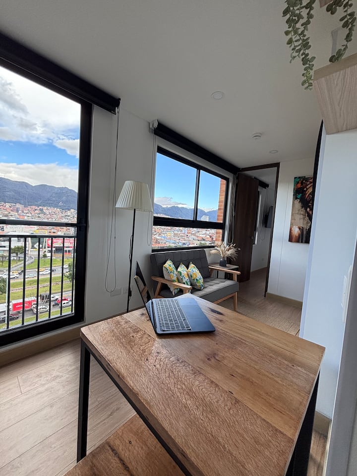 Apto Moderno Con Vista Increíble A Toda La Ciudad. - Bogotá