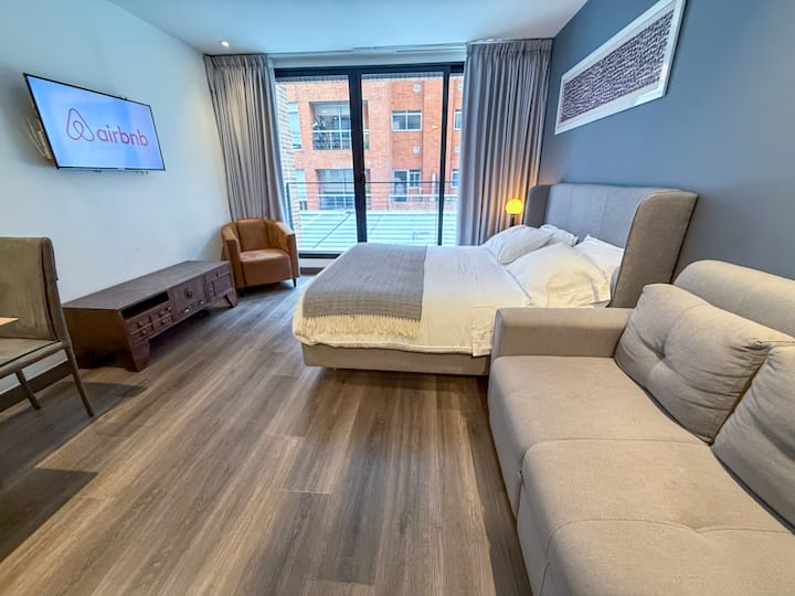 Luxurious Apartment With Fast Wi-fi And Parking In Chapinero - Meta