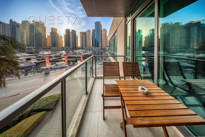 1 Bdr + Guest Bedroom In Al Majara, Dubai Marina - Dubai