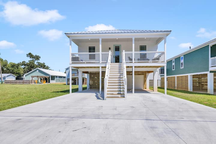 New Home! 5br, Beach Views, Game Rm, 14ppl, 85intv - 빌럭시