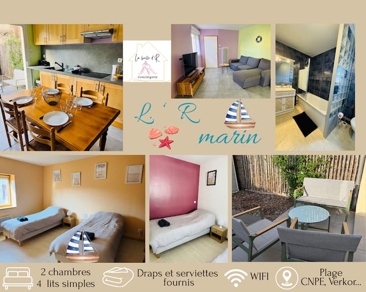 L'r Marin : Maison Avec Jardin Proche De La Mer - Grevelingen
