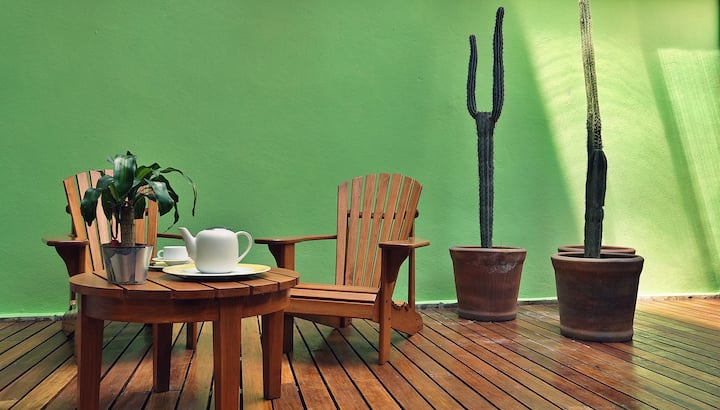 Art, Color And Terrace In Rio De Janeiro Square - Mexico city, Mexico