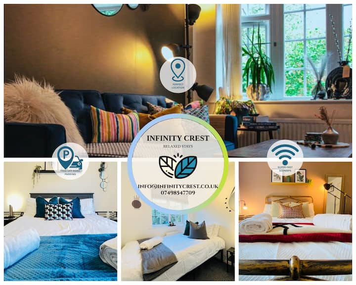 Stylish Bluecrest- 3 Bedroom • Parking On Request - Nottingham