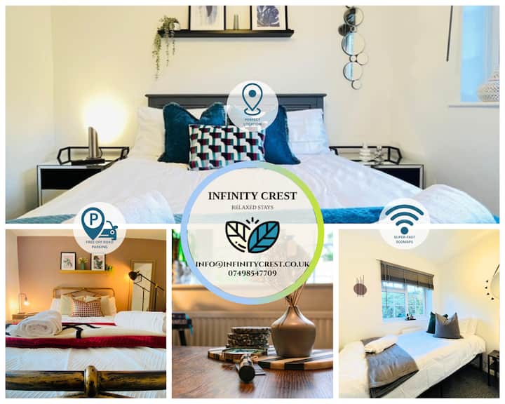 Stylish Bluecrest - 3 Bedroom • Parking On Request - Nottingham
