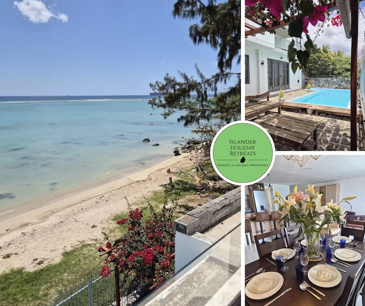 Crab's Cove - Villa Pieds Dans L'eau Avec Piscine - Port Louis