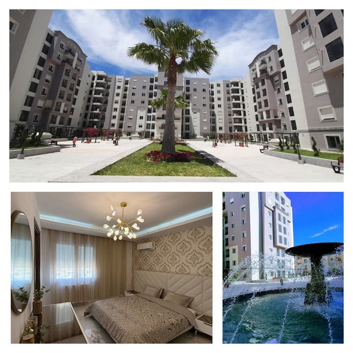 Appartement Luxueux Avec Parking Privé & Belle Vue - Tunis