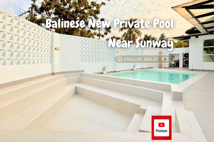 Corner Private Pool Near Sunway Pyramid | Upto 24p - Shah Alam