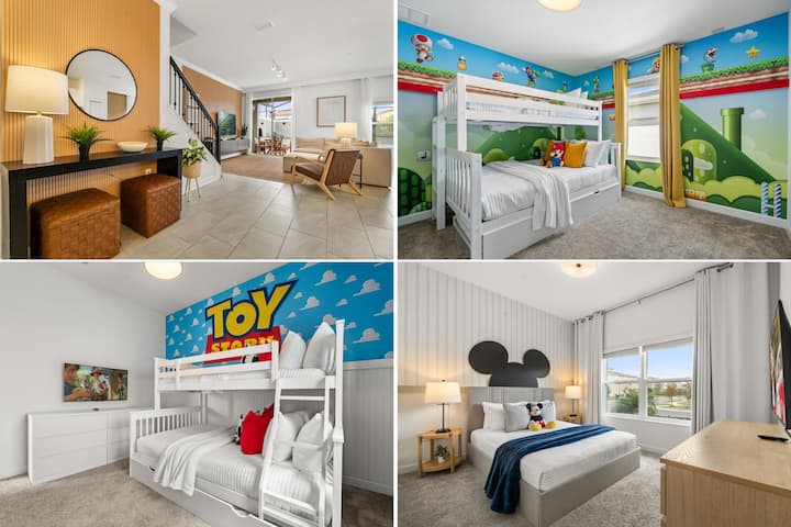 Cozy 5 Bd/ 4 Ba Sleeps 12! Storey Lake (4455 Sl) - Kissimmee