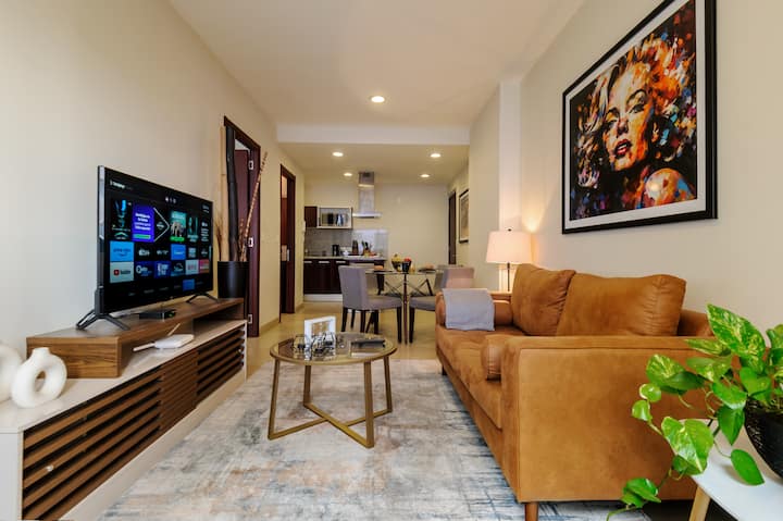 Comfortable Apt In New Polanco With 1 Bed, 1 Bath - Mexico City