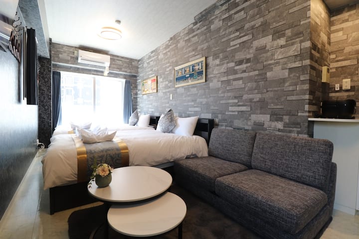 Shinsaibashiarea＊nagahoribashistn3minswalk＊wifi＊ee - Osaka, Japan