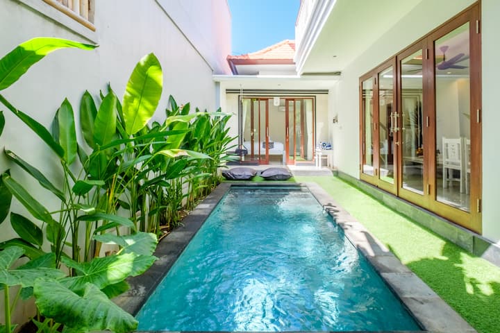 The R Sinabung—2br W/pool In Sanur By The Beach - Sanur