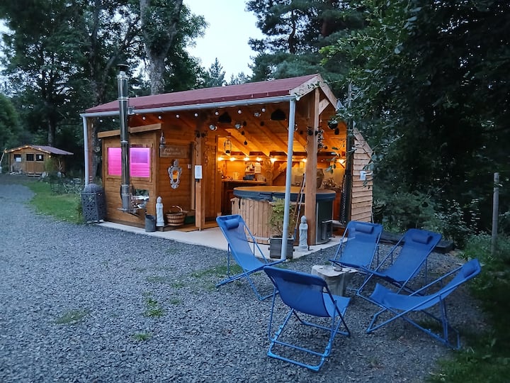 Petit Studio En Pleine Forêt Bain Norvégien Sauna - Les Estables