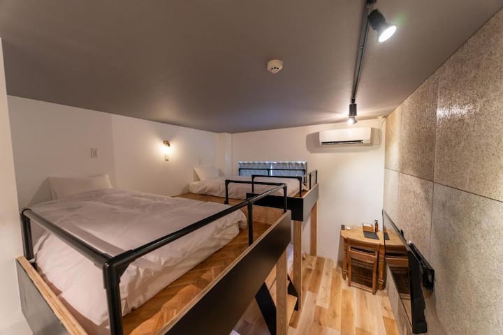 【Nearby Station】in-room Shower/quadruple Room/4ppl - Saga, Japan