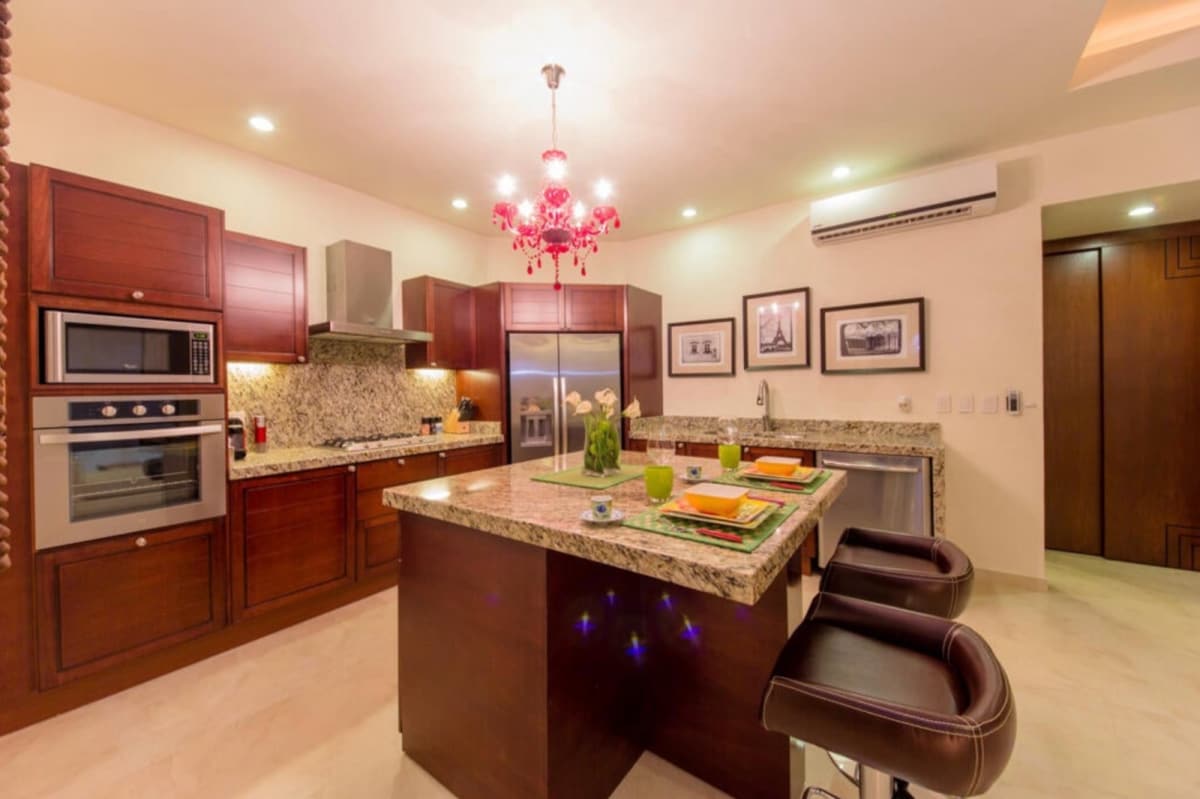 Preciosa unidad de 1 dormitorio en V399, increíble azotea - Airbnb