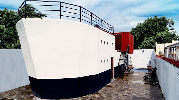 Barco De Carga: Casa Temática Con Alberca Privada - Veracruz