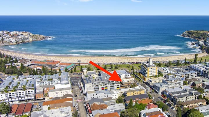 1 Min To Bondi Beach: 2 Bed, Ocean Views, Parking - Bondi Beach