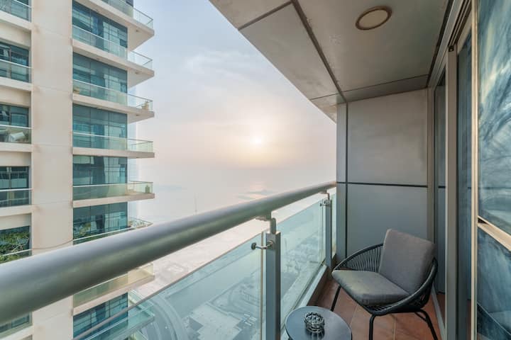 Large Flat | High Floor | Marina Canal & Beach 8px - Dubaï