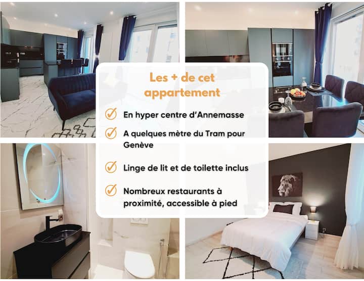 Urban Chic- Appartement Spacieux Hyper Centre - Annemasse