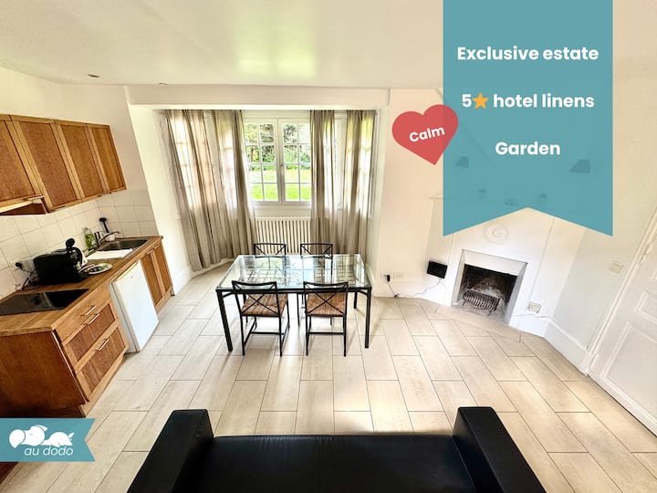 Charmant 2 Pièces - Jardin - Domaine Privé - Wifi - Saint-Germain-en-Laye