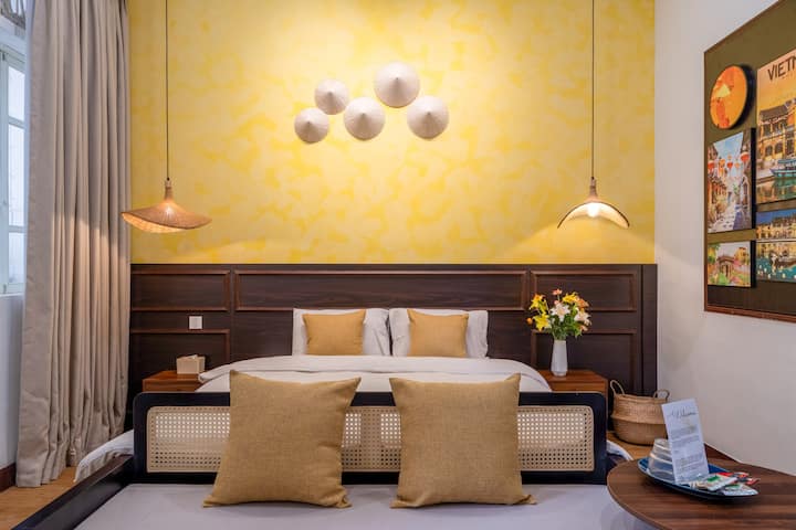 Bathtub/5 Mins To Sword Lake/balcony/cozy/r. Hoian - 하노이