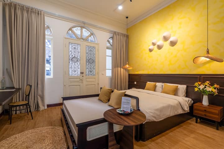 R. Hoian/cozy/5 Mins To Sword Lake/balcony/bathtub - Hanoï