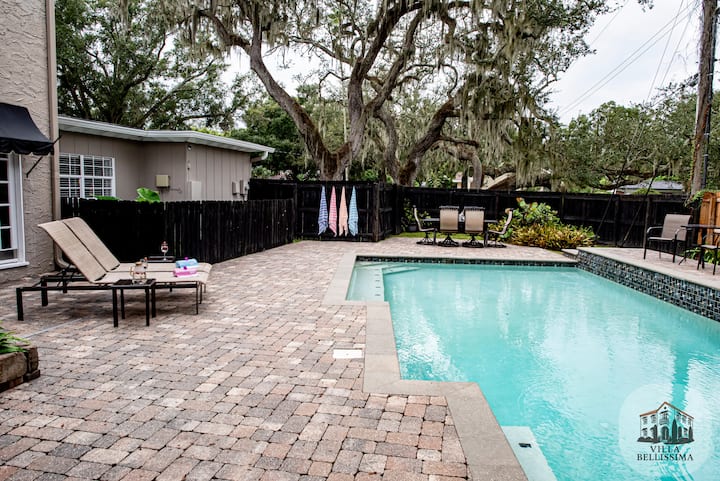 Saltwater Pool By Busch Gardens & Usf, W/ King Bed - Temple Terrace, FL