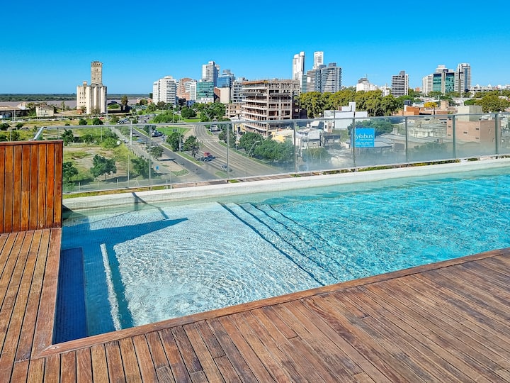 Verano Perfecto En Puerto Norte/pileta En Terraza - Rosario
