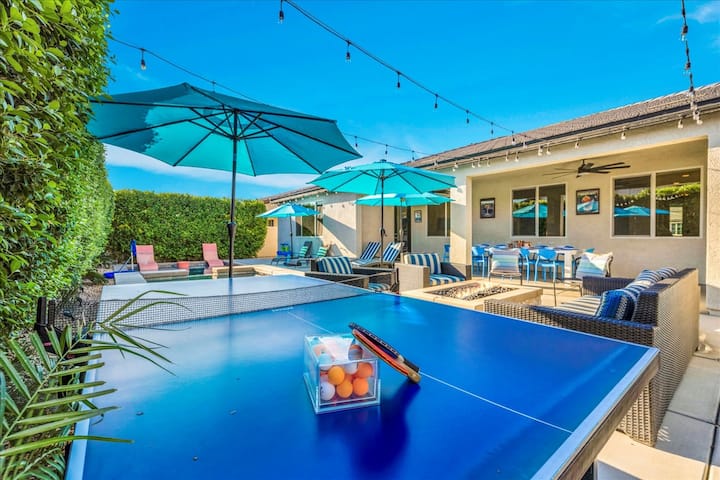 New ! Turquoise Mirage Fun House. Sleeps 18. - Bermuda Dunes, CA