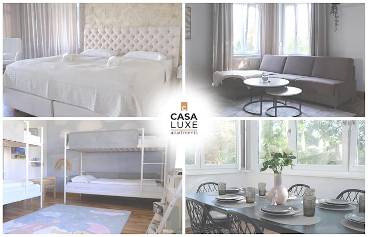 Casaluxe: 110m² | Stadtmitte | Familie | Parkplatz - Günzburg