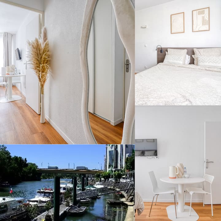 Studio Prestige 10 Mn Paris : Clim & Vue Sur Marne - Nogent-sur-Marne