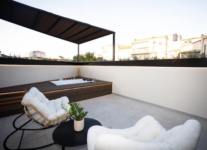 Apartamento Con Terraza Y Bañera De Hidromasaje - Sober