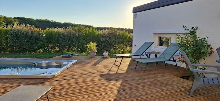 Studio-spa Privé Dans Propriété - Villeneuve-sur-Yonne
