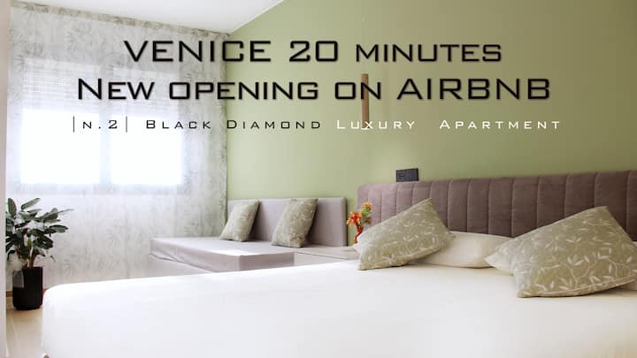 Venice 20 Min |N.2| Black Dyamond Luxury Apartment - Mira