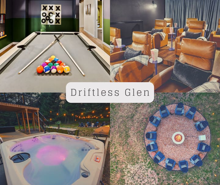 Hot Tub-fire Pit-theater Rm-game Rm-min To Dells - Wisconsin Dells, WI