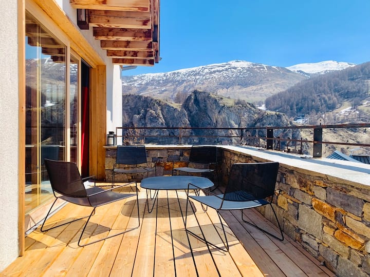 Chalet Individuel Pour 13 Pers Au Calme - Valloire