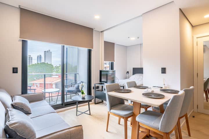 1 Dorm En Pleno Eje Financiero - Paraguay