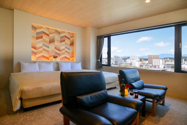 【Non-smoking】renovated Rooms/deluxe Twin/2ppl - 이이즈카시