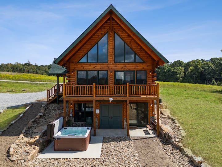 Sleeps 14, 7springs, Hot Tub, Ev Charging, Firepit - 