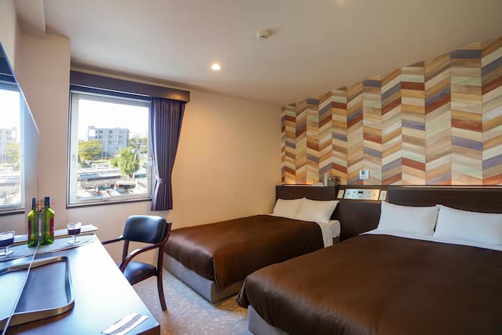 【Non- Smoking】renovated Standard Twin/2ppl - 柳川市