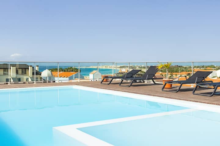 T1 - 150m Da Praia - Piscina - Cabo Verde