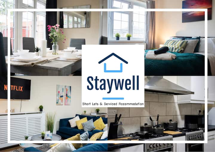 5bed2bath Contractor Home W/freeparking & Fastwifi - Harrow