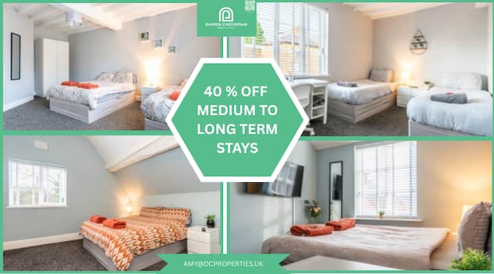 40% Off Contractors, Business, | Sleeps 21 - Loughborough