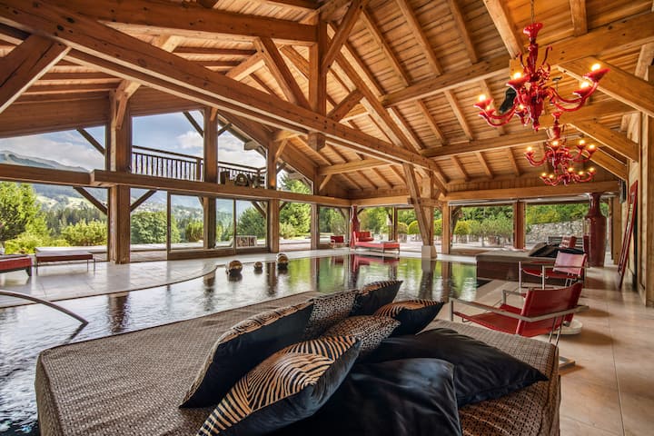 Exclusive Chalet: Cinema, Hammam, Gym, Spa, Pool - Le Grand-Bornand