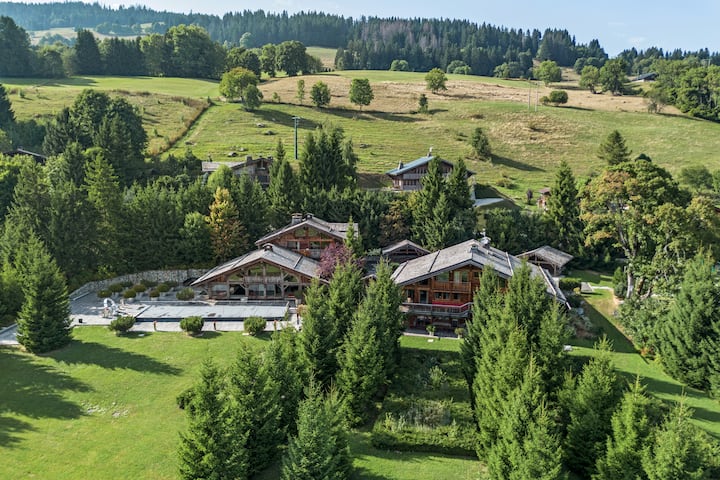 Exclusive Chalet: Cinema, Hammam, Gym, Spa, Pool - Le Chinaillon
