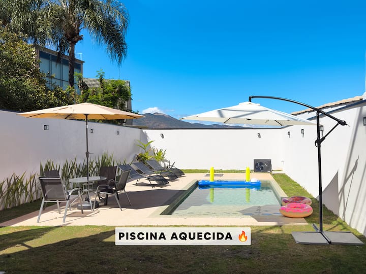 Piscina Aquecida, Sauna, Gourmet E Vista Da Pedra - Atibaia