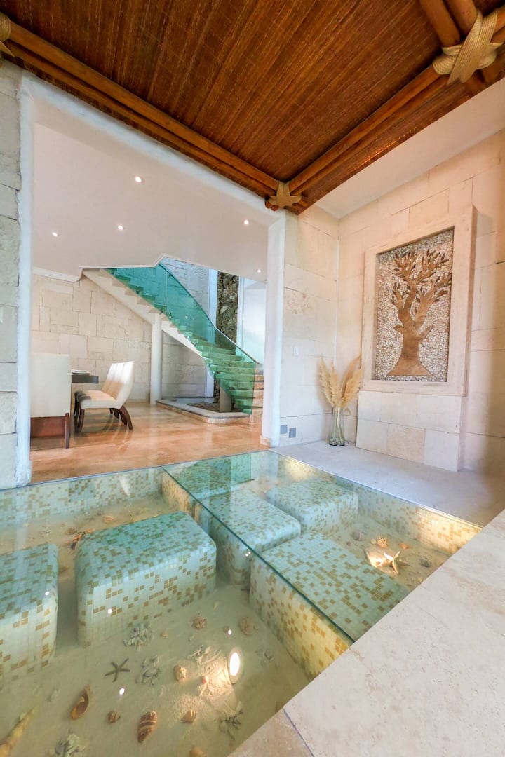 Casa Piedra Blanca: Gran Alberca Y Palapa - Cuernavaca