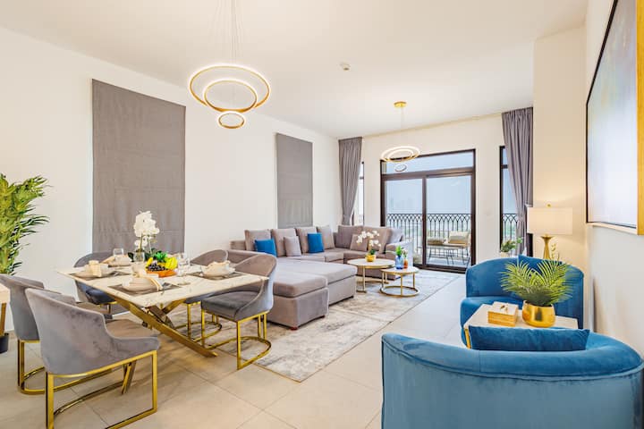 Stylish 2br + Maid | Balcony Views By Burj Al Arab - Dubai