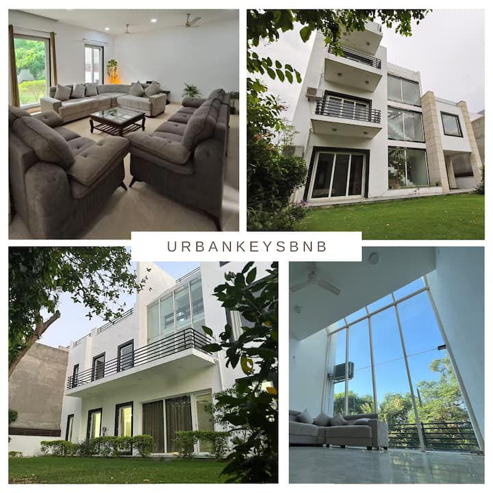 Urbankeysbnb | Spacious Modern Villa | With Garden - Delhi