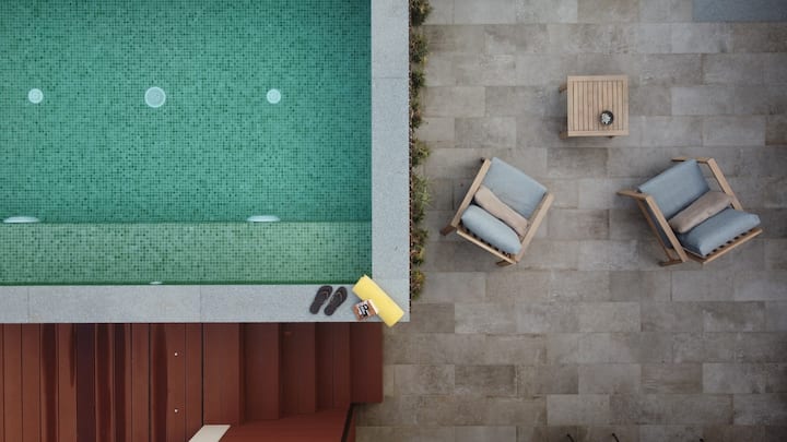 Abaco Studio: Green Valley & Ocean View • Pool - Ribeira Brava