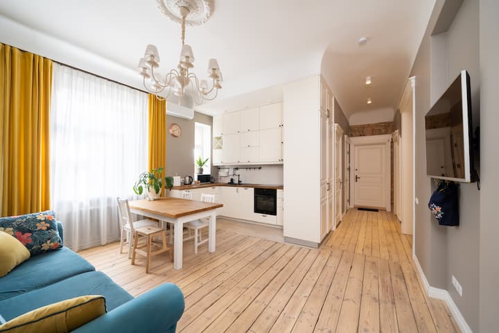 Families & Groups | 3 Bedrooms + Sofa | 8 Guests - Riga